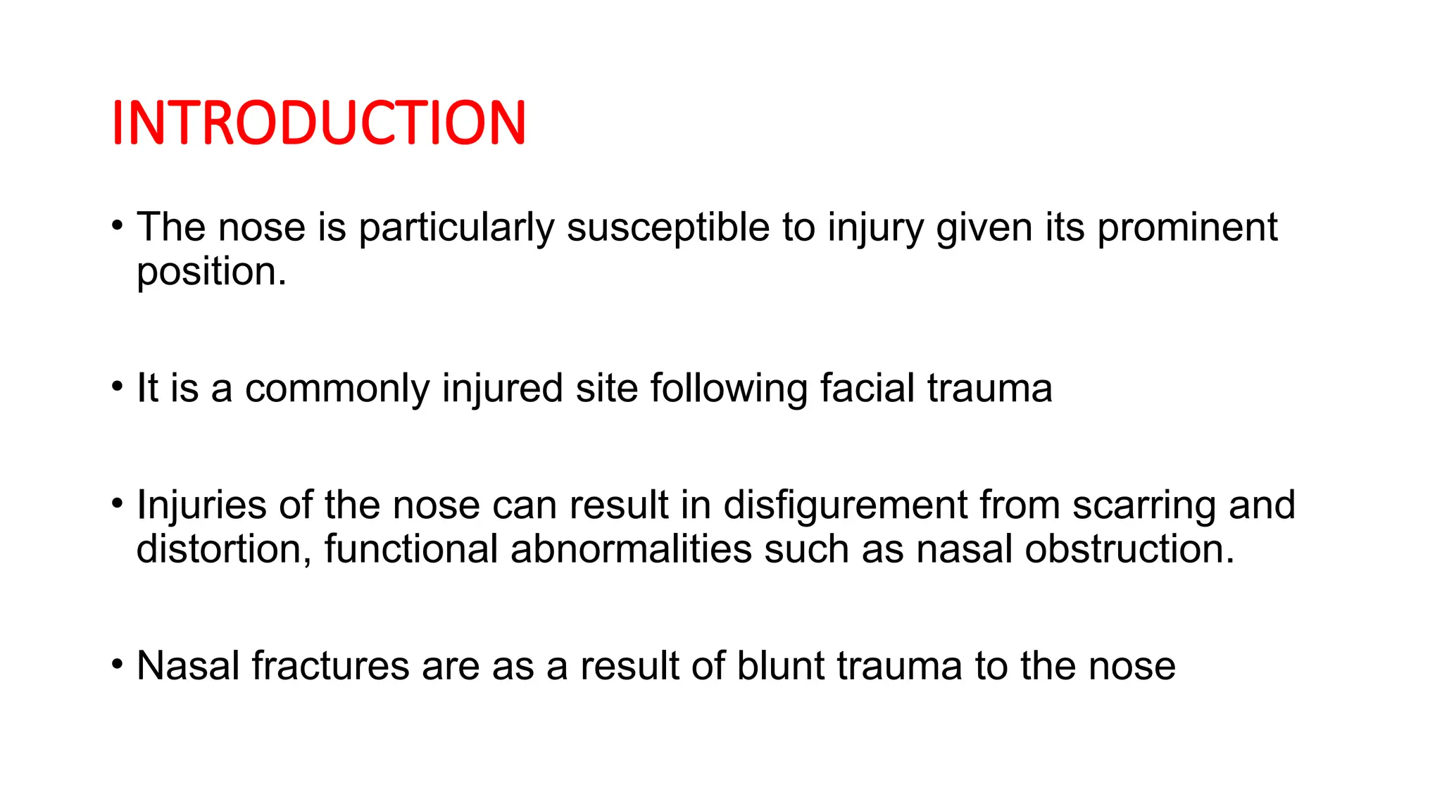 Nasal trauma, septal hematoma and nasal abscess..pptx