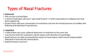 Nasal trauma, septal hematoma and nasal abscess..pptx