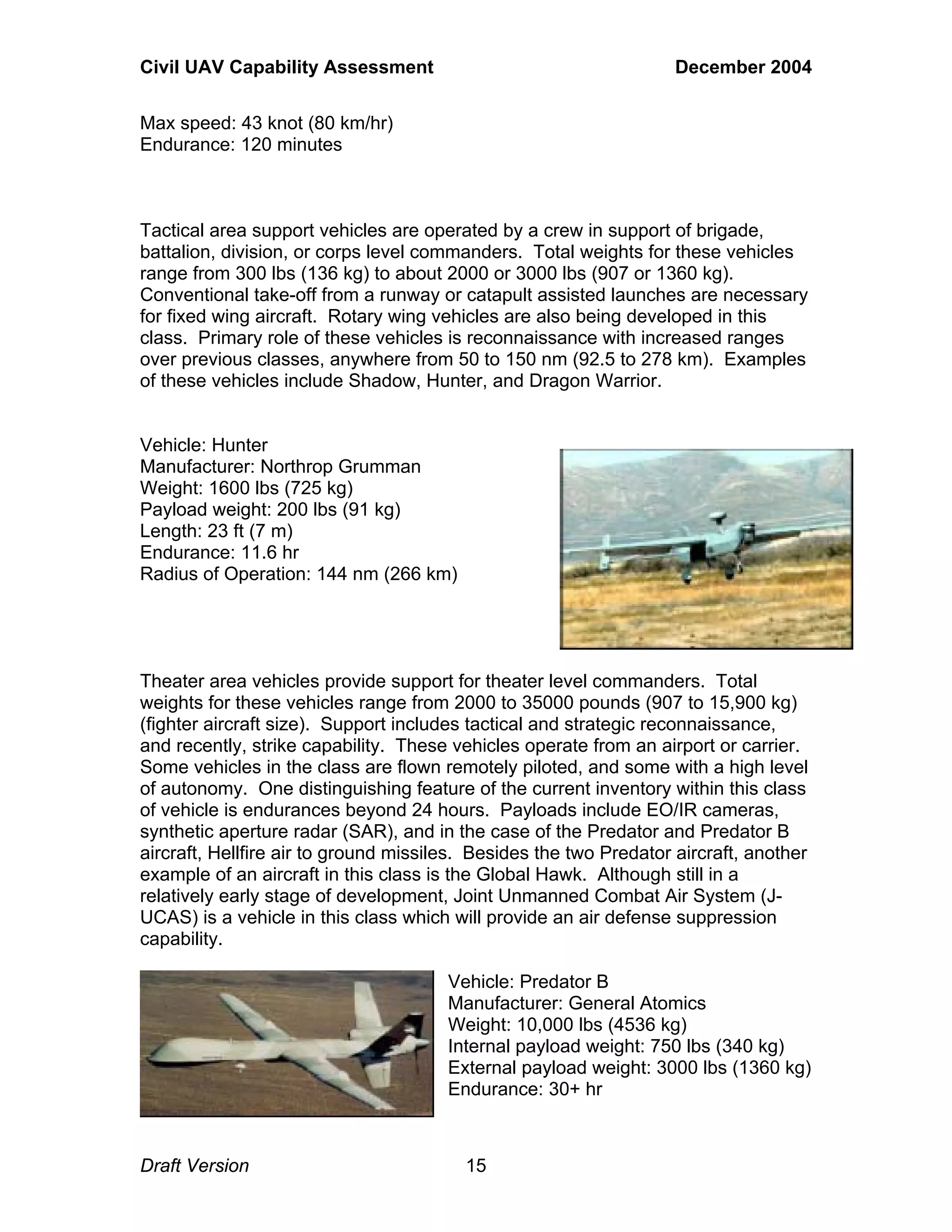 Nasa main uav capabilities_assessment | PDF