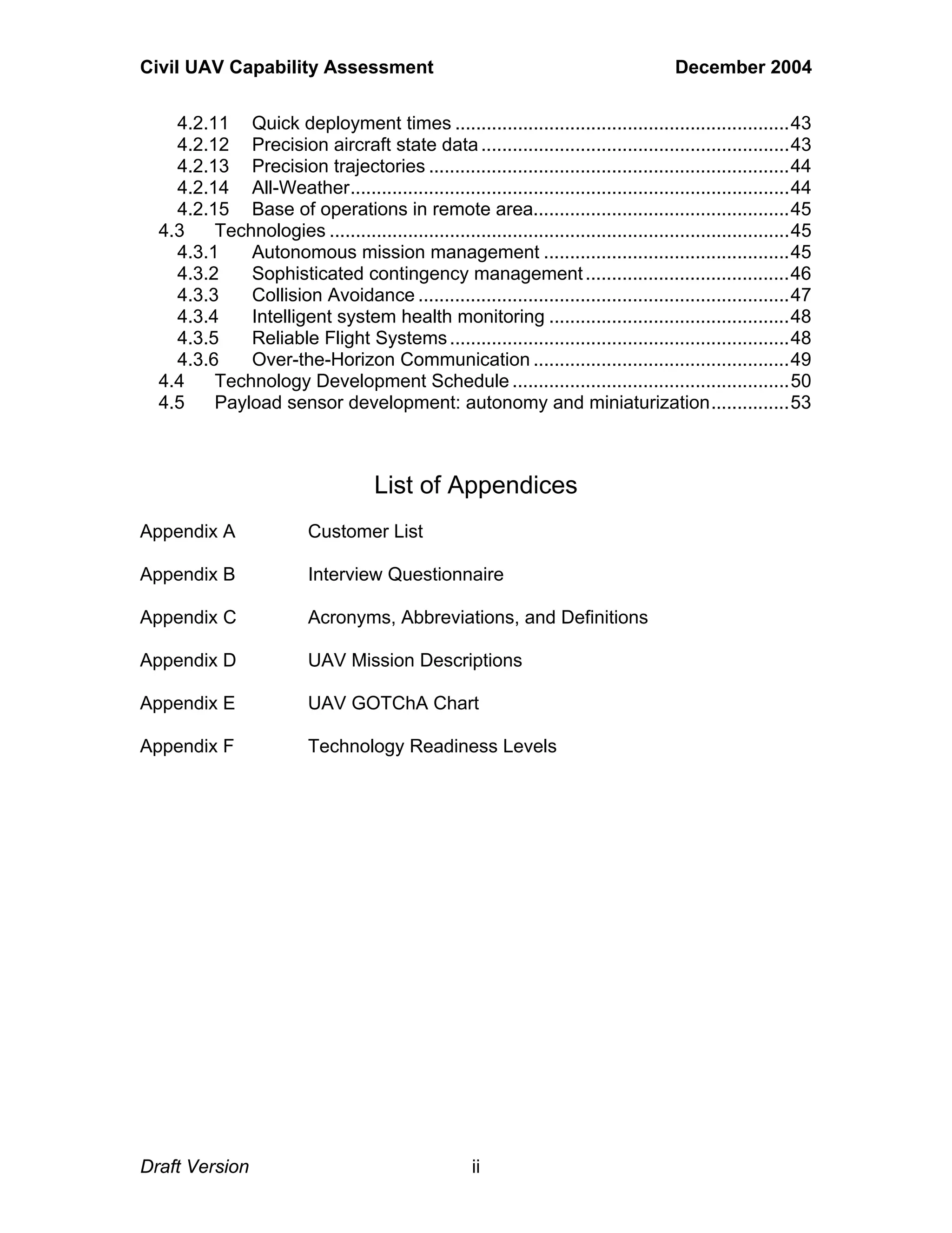 Nasa main uav capabilities_assessment | PDF