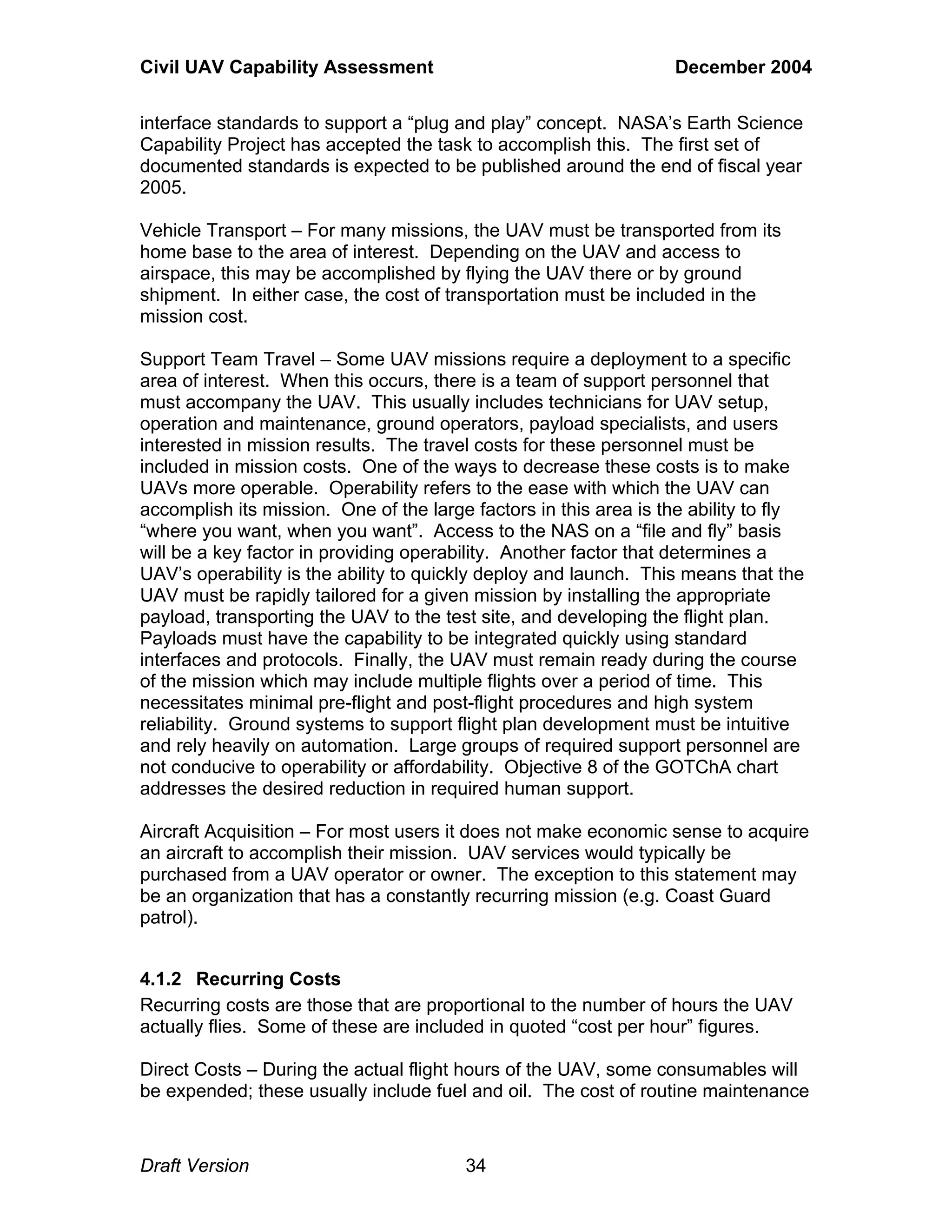 Nasa main uav capabilities_assessment | PDF