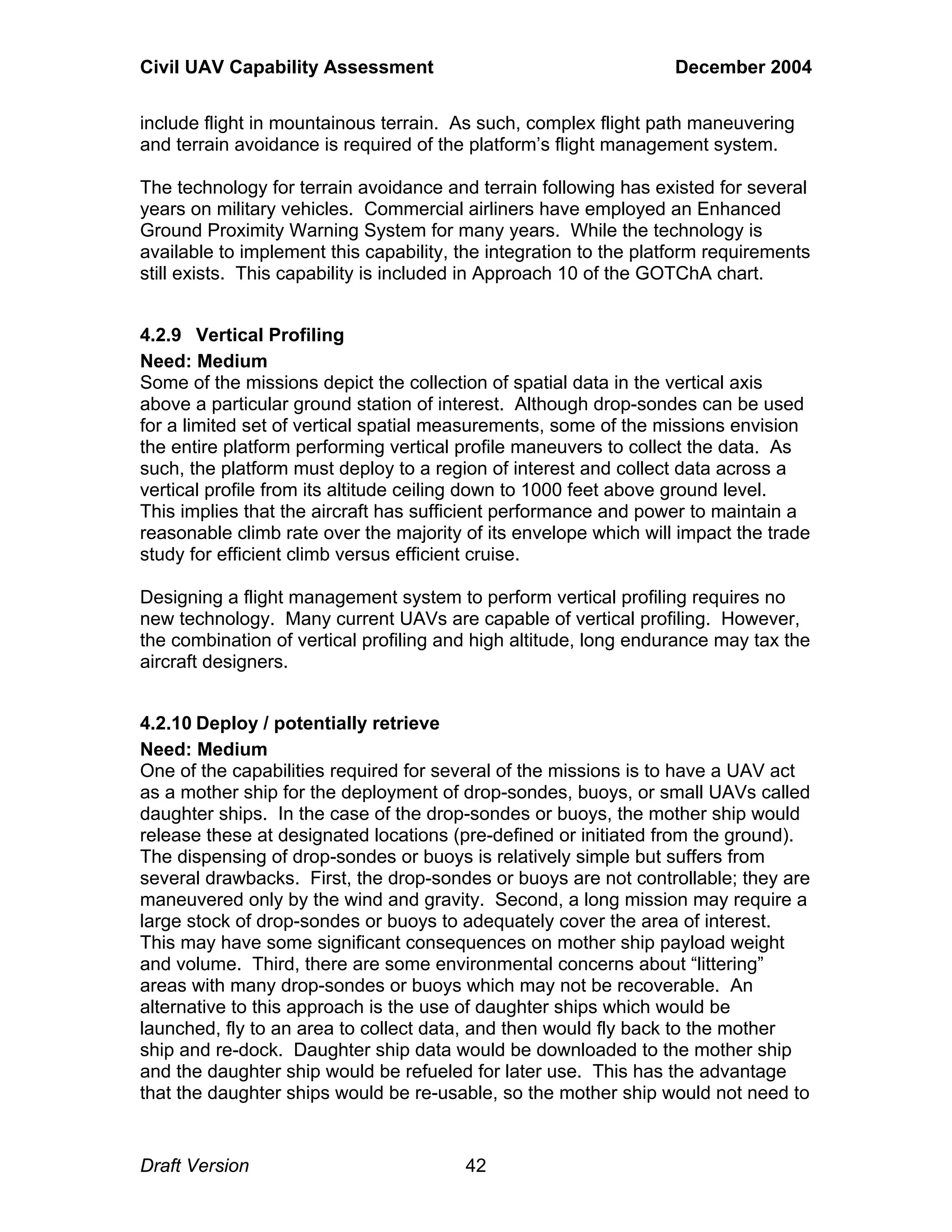 Nasa main uav capabilities_assessment | PDF