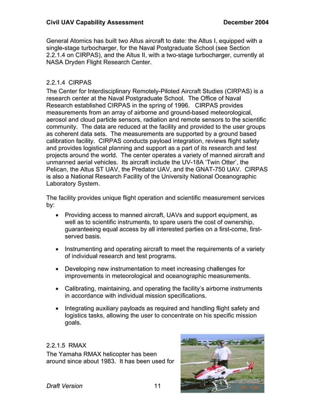 Nasa main uav capabilities_assessment | PDF