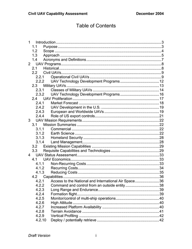 Nasa main uav capabilities_assessment | PDF