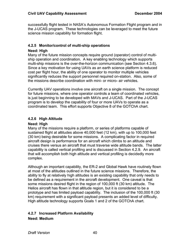 Nasa main uav capabilities_assessment | PDF