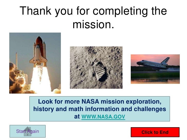Nasa Math Challenge