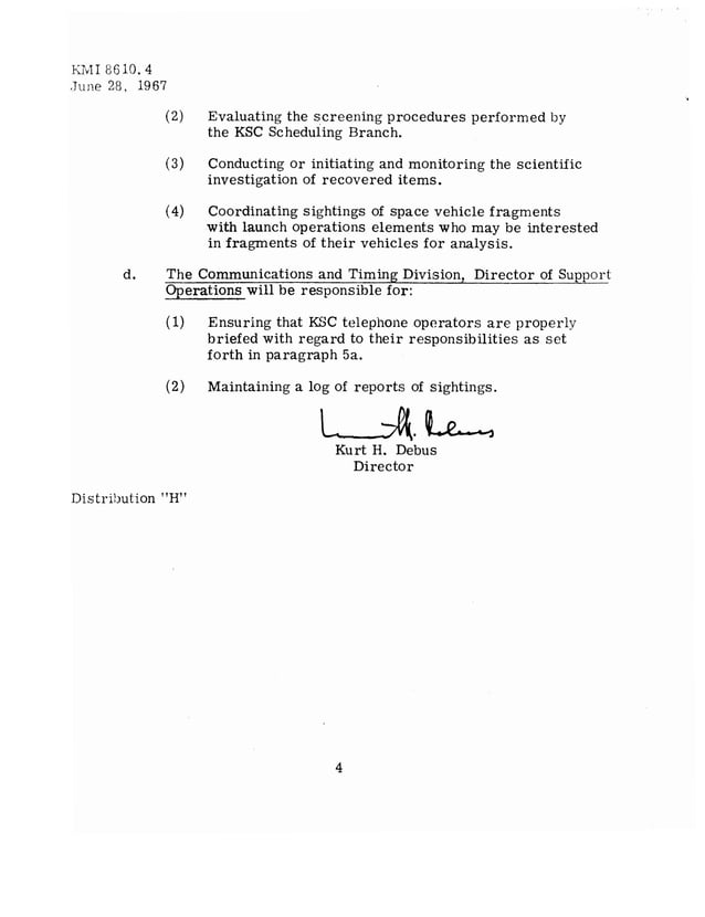 Nasa reporting instructions, jun 28, 1967 | PDF