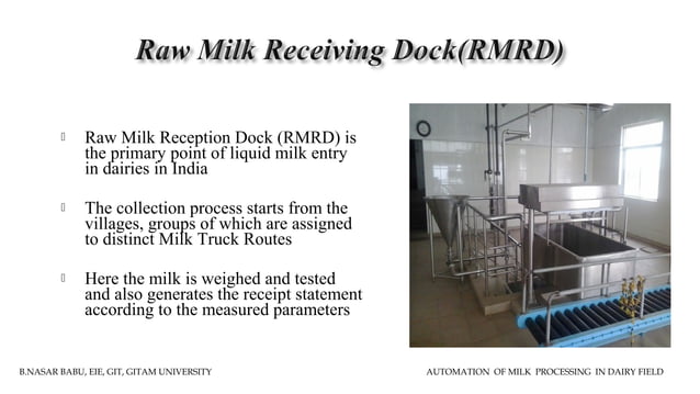 automation of milk process in dairy field using plc and scada | PPT ...