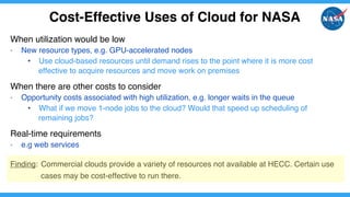 Suitability of Commercial Clouds for NASA's HPC Applications | PDF