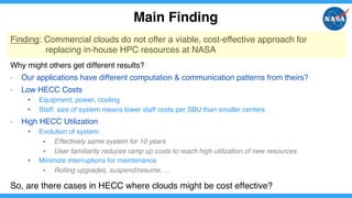 Suitability of Commercial Clouds for NASA's HPC Applications | PDF