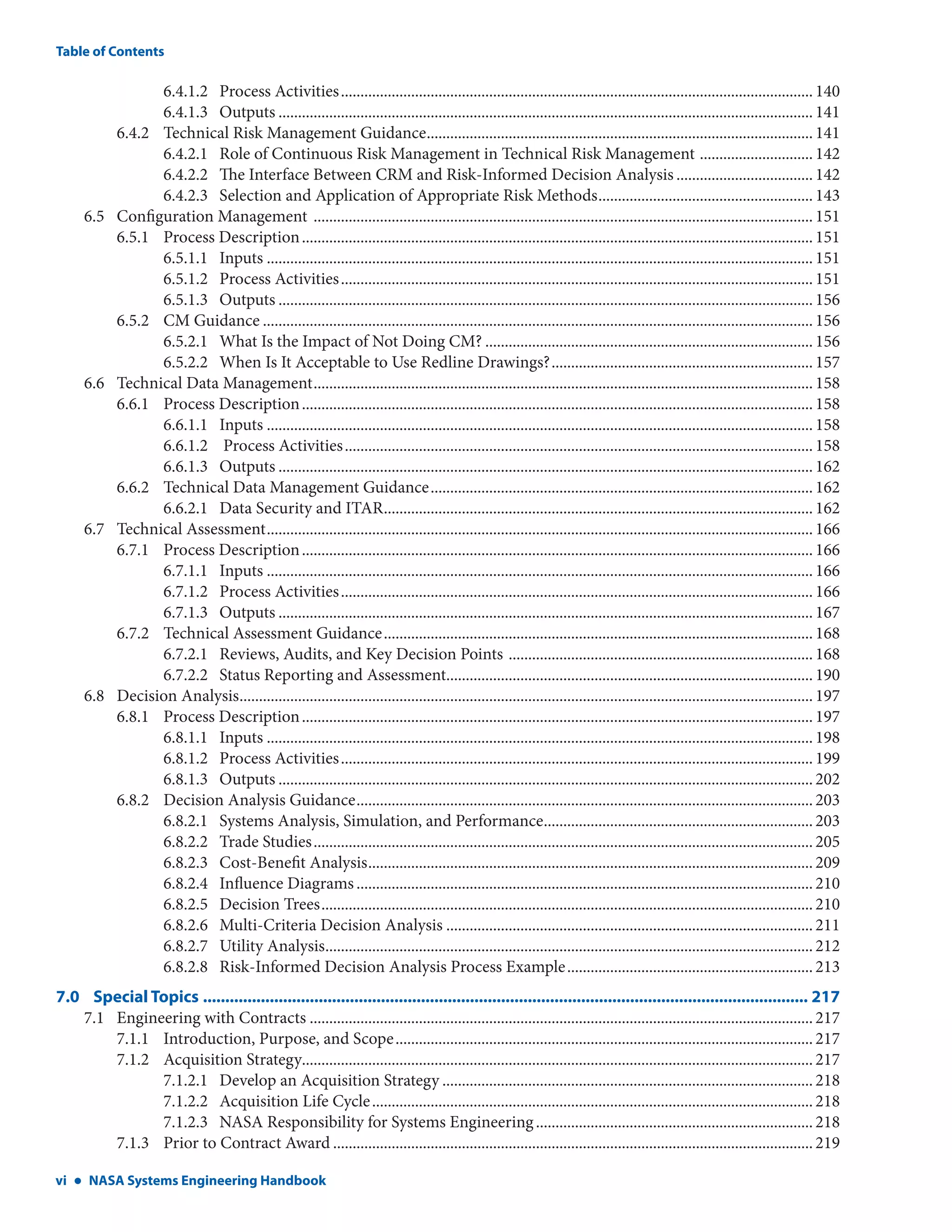 NASA Systems Engineering Handbook Rev1 | PDF