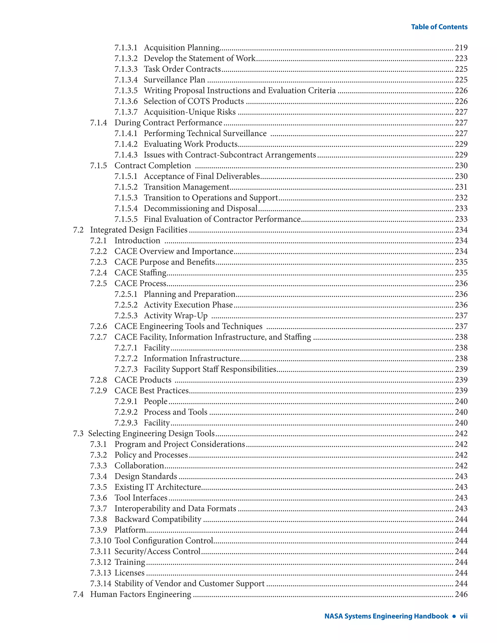 NASA Systems Engineering Handbook Rev1 | PDF