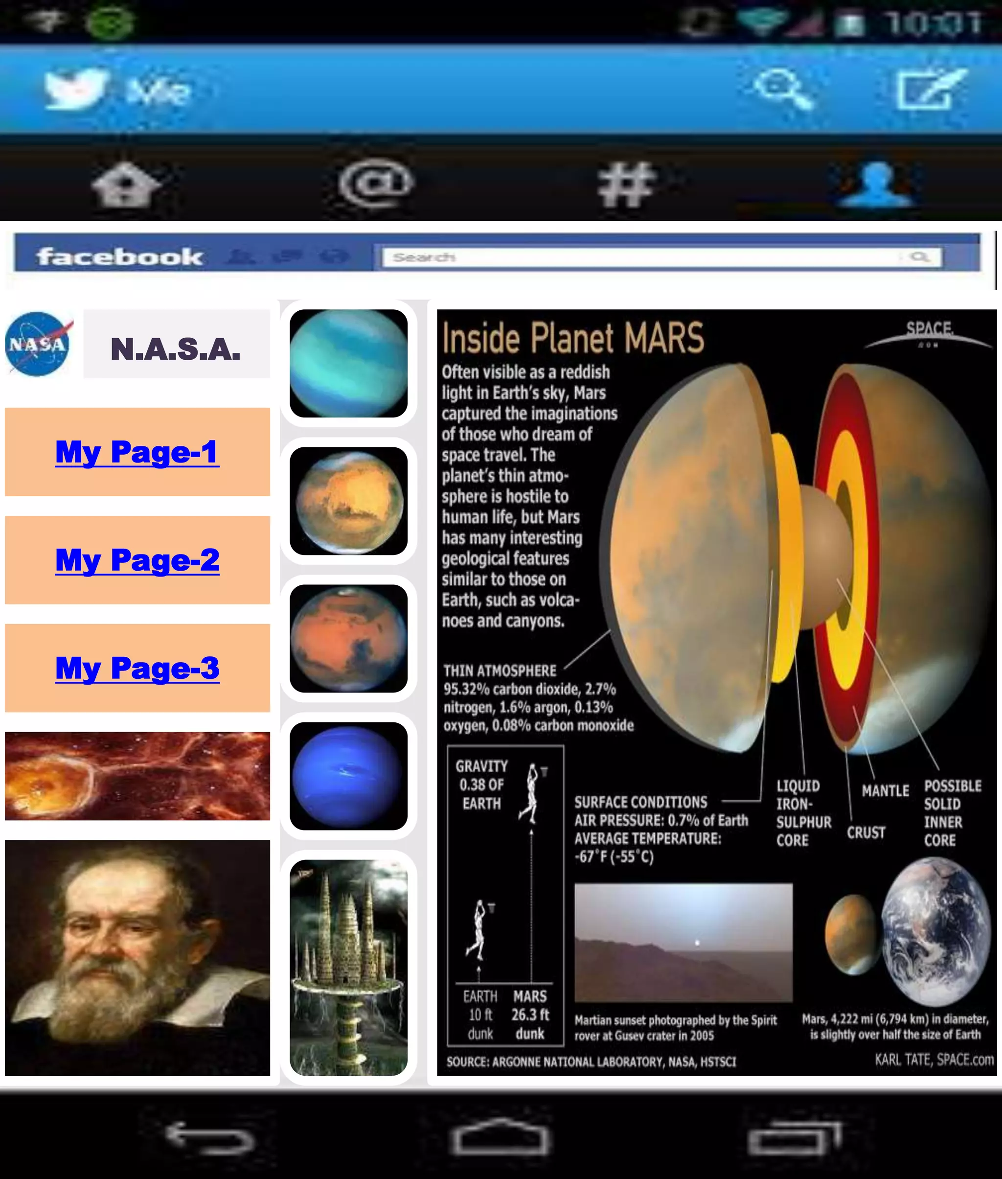 Nasa web page app | PDF