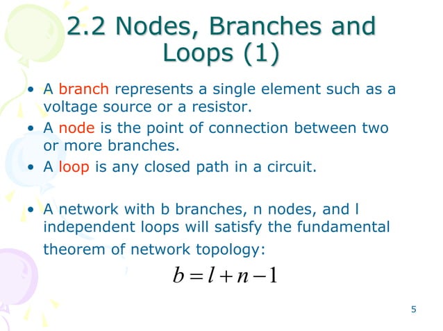 Basics of Electric circuit theory | PPT | Computer Networking | Computing