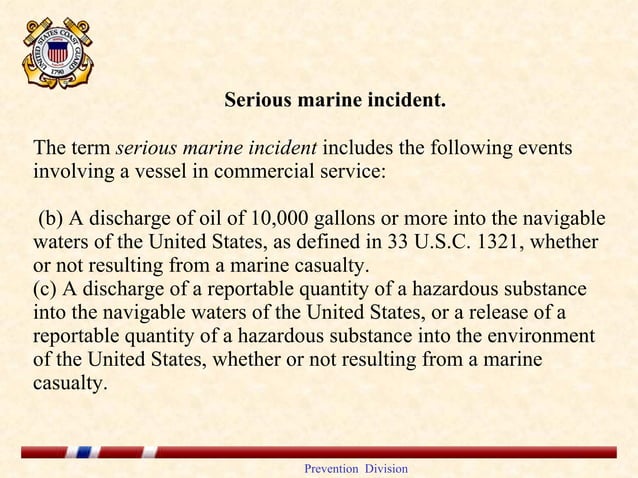 USCG Uninspected Passenger Vessel Initiative | PPT