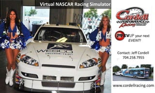 Nascar simulator promotion 2013 powerpoint jeff | PPTX | Racing Video ...