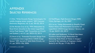 Digital Circuit Methods to Correct and Filter Noise of Nonlinera CMOS Image Sensors | PPT