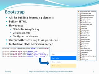 Nasdanika HTML - Fluent Java API for building Web UI | PPT