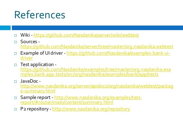 Nasdanika Webtest Modular Functional Testing Of Web And Mobile Appl