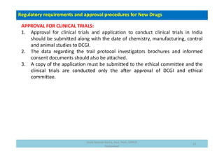 Naseeb CDSCO- Indian drug regulatory requirements | PPT