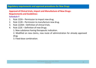 Naseeb CDSCO- Indian drug regulatory requirements | PPT