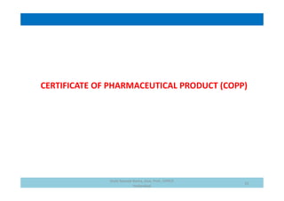 Naseeb CDSCO- Indian drug regulatory requirements | PPT