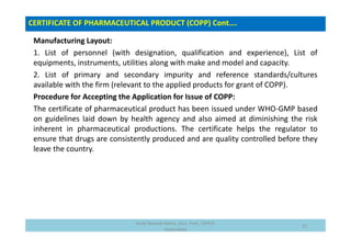 Naseeb CDSCO- Indian drug regulatory requirements | PPT