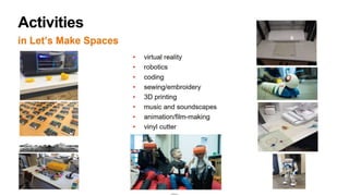 Webinar The Role of Public Libraries in Developing Makerspaces | PPT