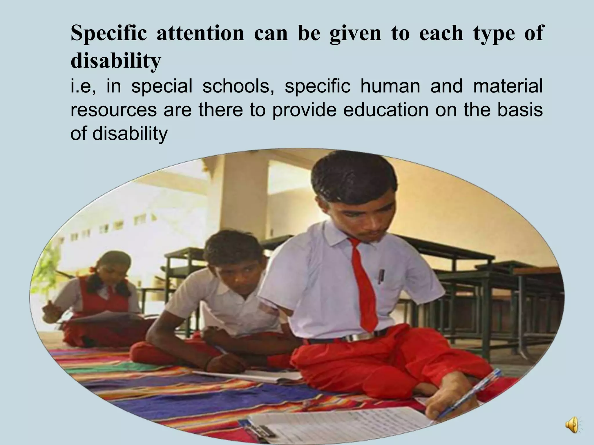 children with special needs: inclusive education, special education and ...