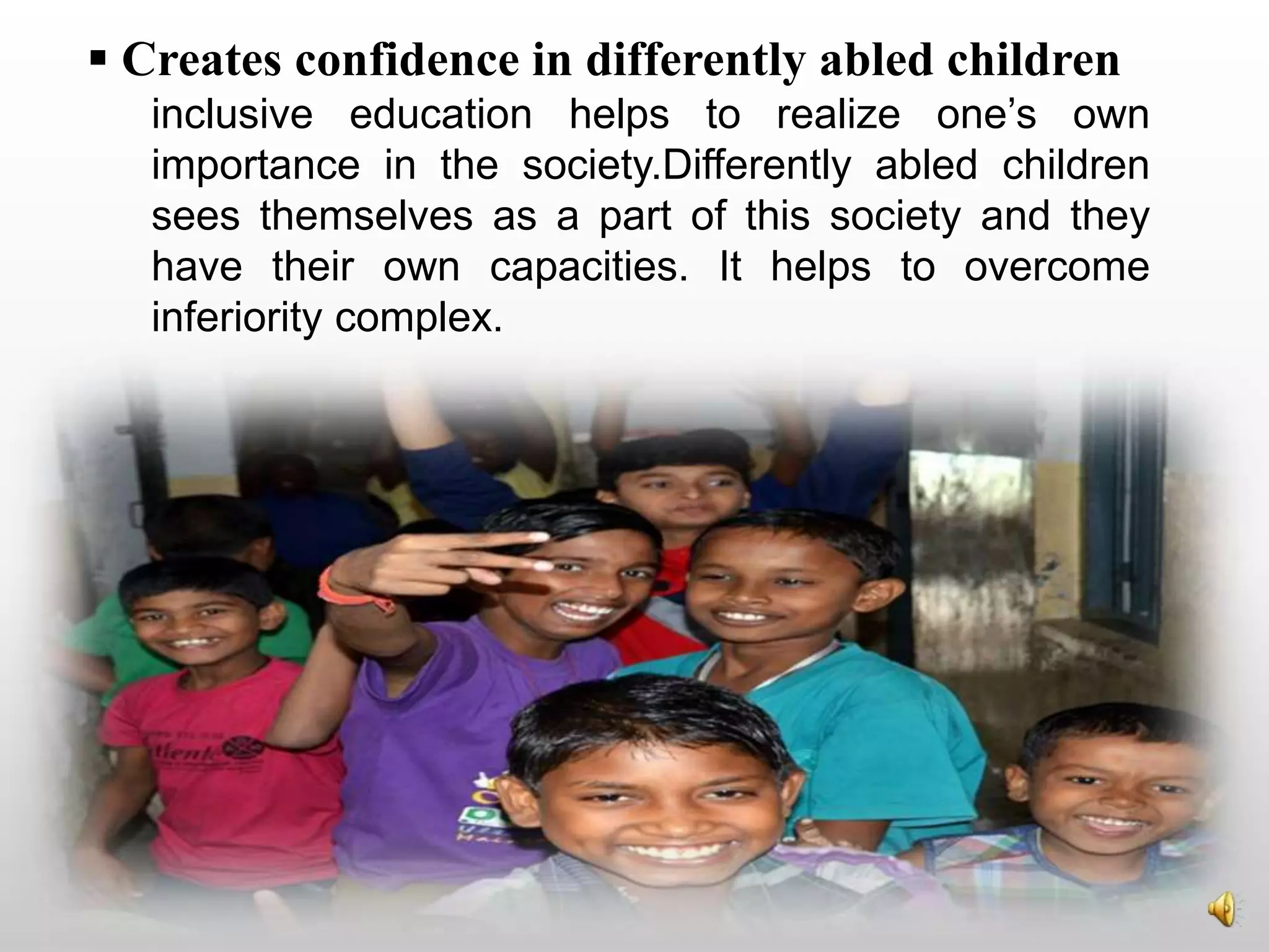 children with special needs: inclusive education, special education and integrated education. | PPTX