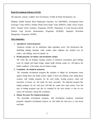 Role of NGOs in Indian economy | PDF