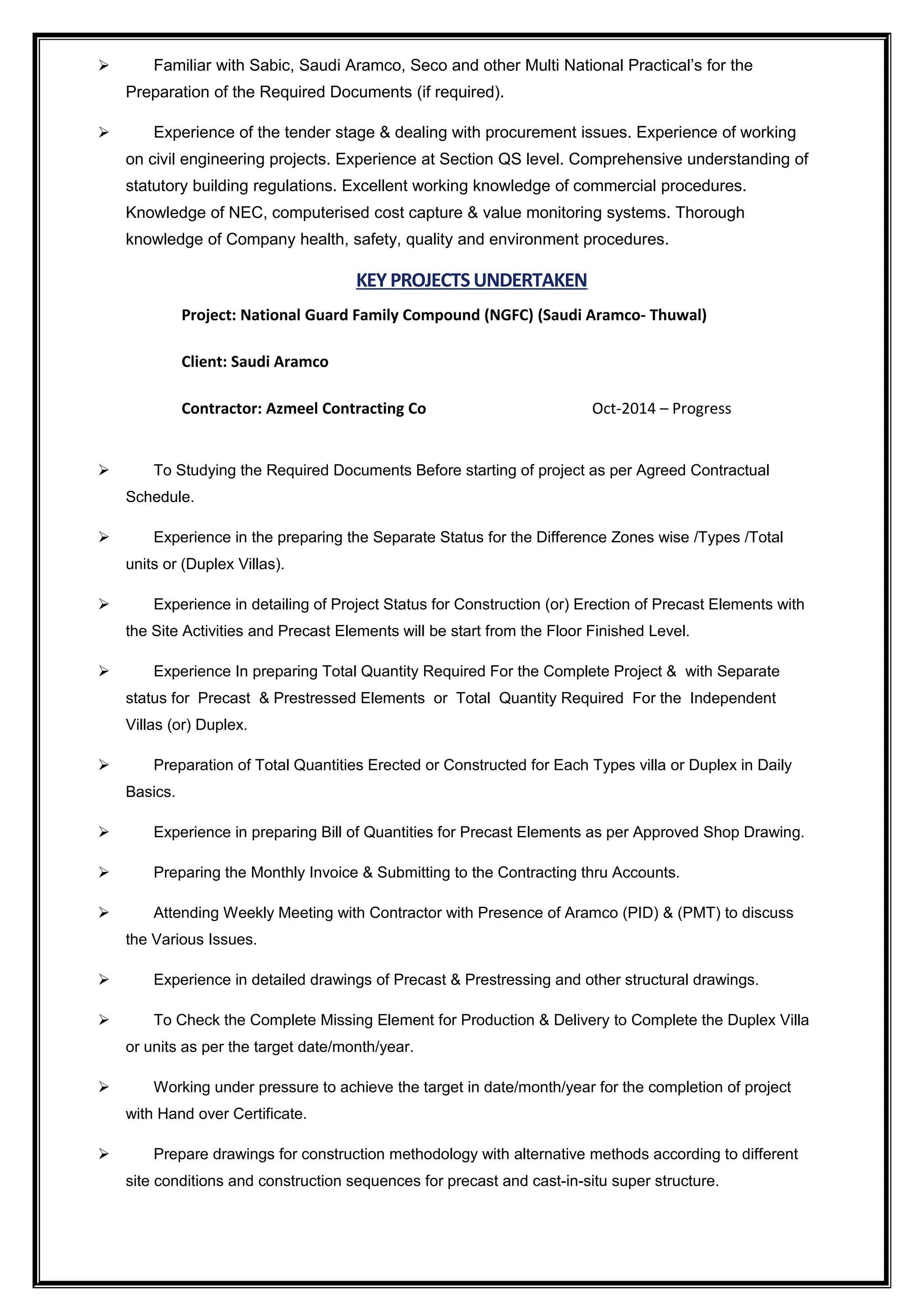 Naseer resume 2 | DOC