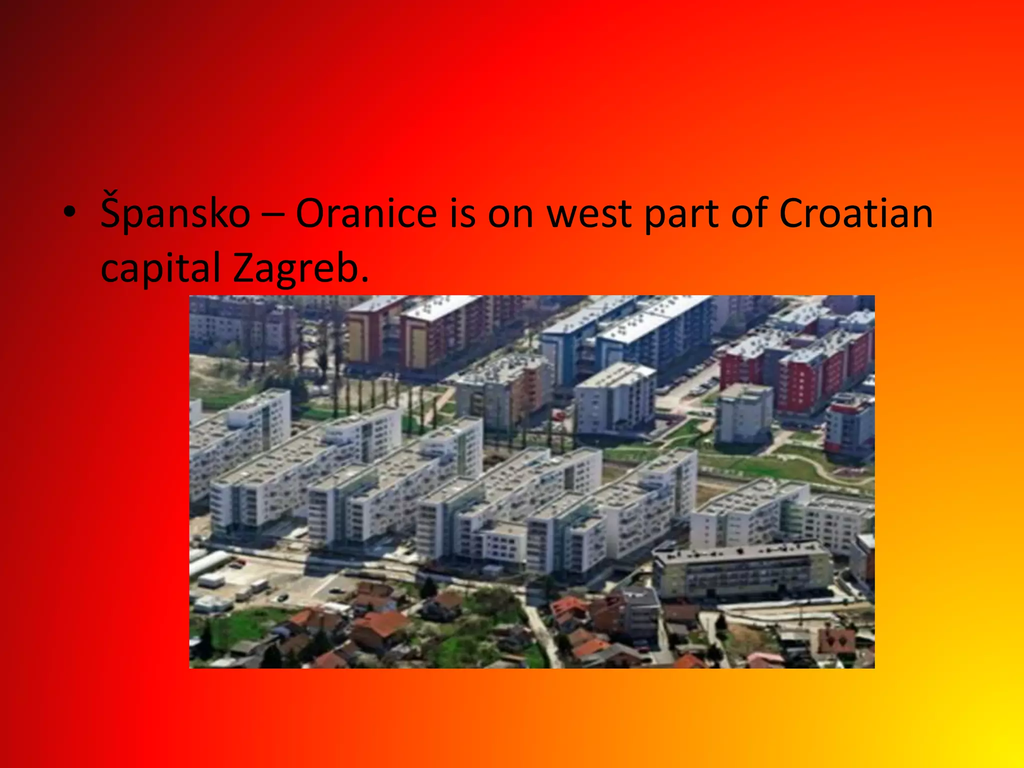 Naselje špansko oranice pp | PPT