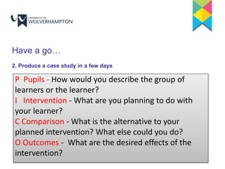 Using Case Study to Support Learners with SEND | PPTX