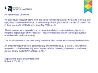 Using Case Study to Support Learners with SEND | PPTX