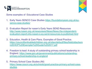 Using Case Study to Support Learners with SEND | PPT