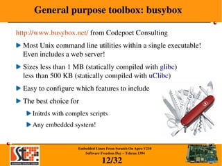 Embedded linux from scratch | PDF