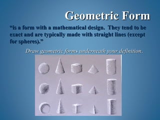 Nash. elements and principles of design.new and improved | PPT