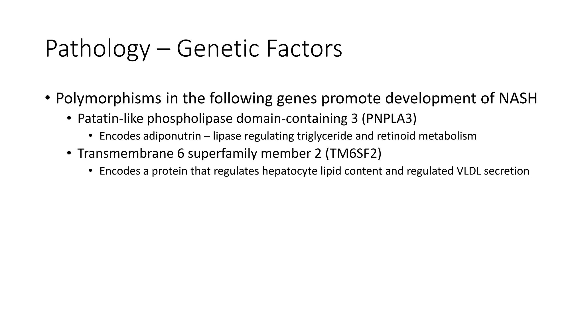 Nonalcoholic Steatohepatitis (NASH) Review | PPTX