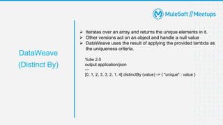 MuleSoft Nashik Virtual Meetup#3 - Deep Dive Into DataWeave and its ...