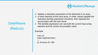 MuleSoft Nashik Virtual Meetup#3 - Deep Dive Into DataWeave and its ...