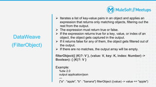MuleSoft Nashik Virtual Meetup#3 - Deep Dive Into DataWeave and its Module | PPT