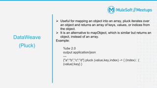 MuleSoft Nashik Virtual Meetup#3 - Deep Dive Into DataWeave and its Module | PPT