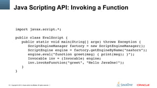 Nashorn - JavaScript on the JVM - Akhil Arora | PDF | Web Development | Internet