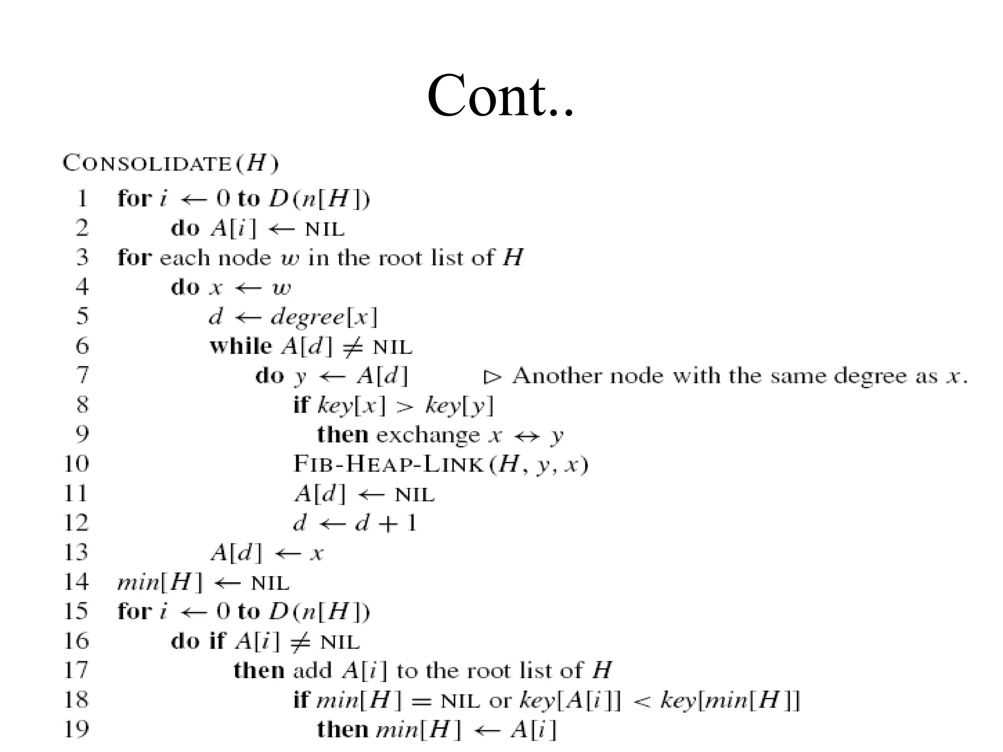 Fibonacci Heaps | PPTX
