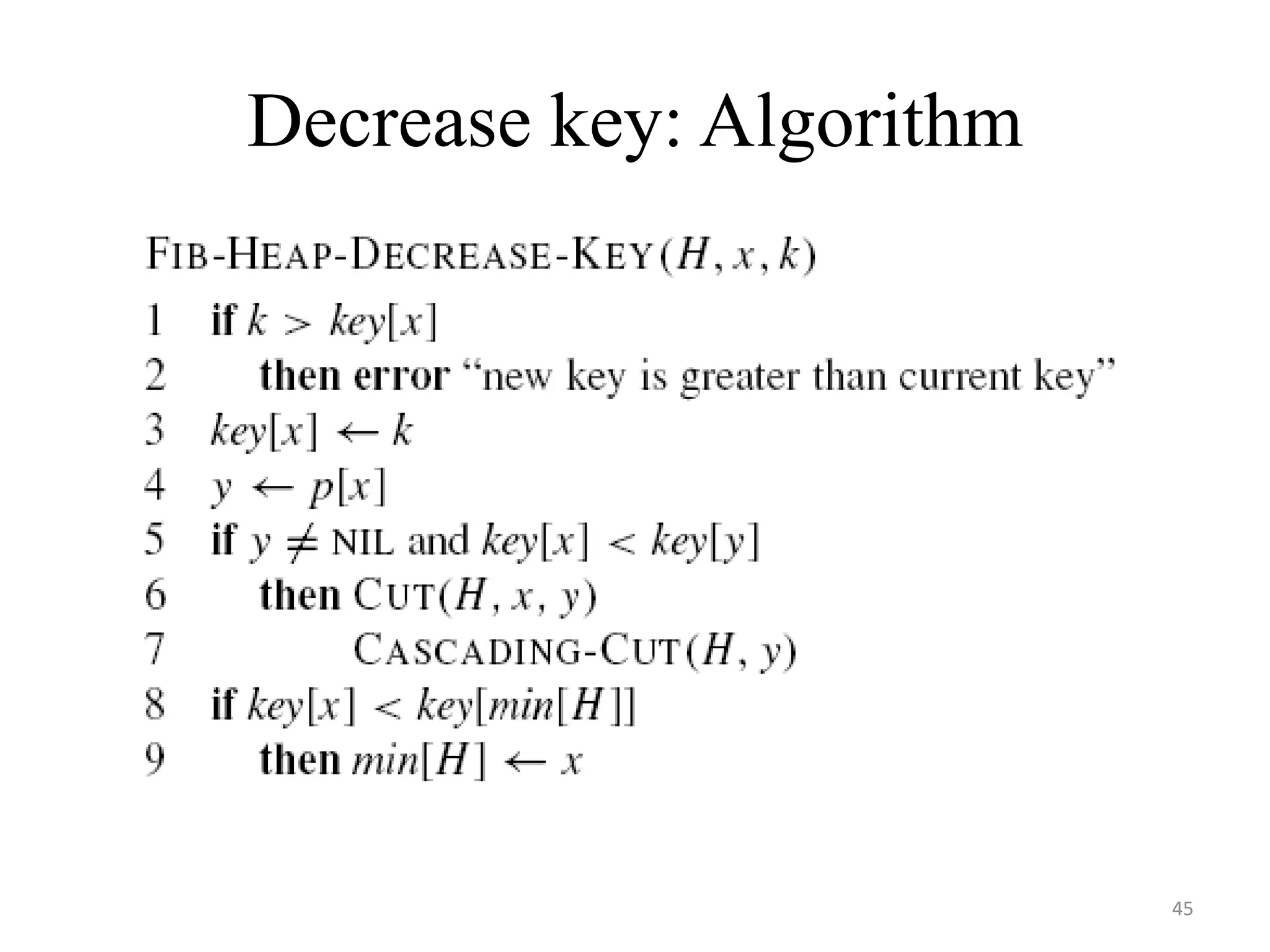 Fibonacci Heaps | PPTX
