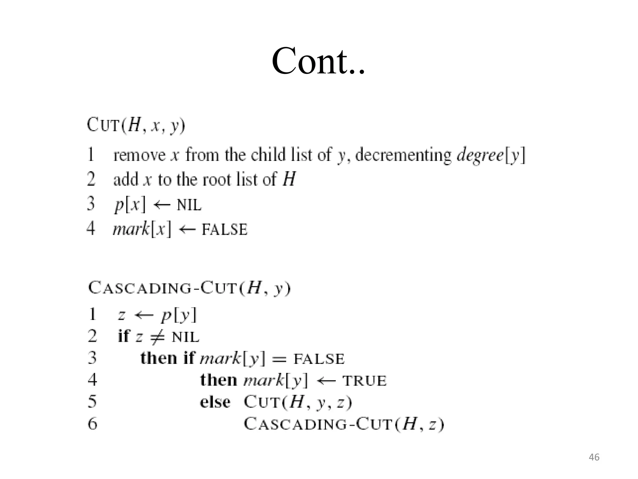 Fibonacci Heaps | PPTX