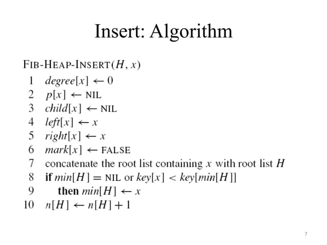 Fibonacci Heaps | PPTX