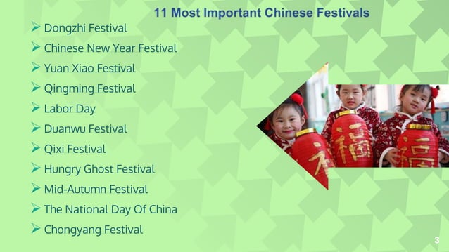 Traditional Chinese Festivals | PPTX