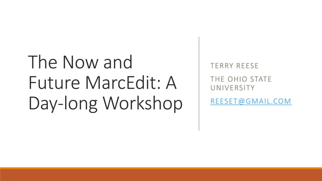 Slides from the NASIG 2018 Preconference | PPT